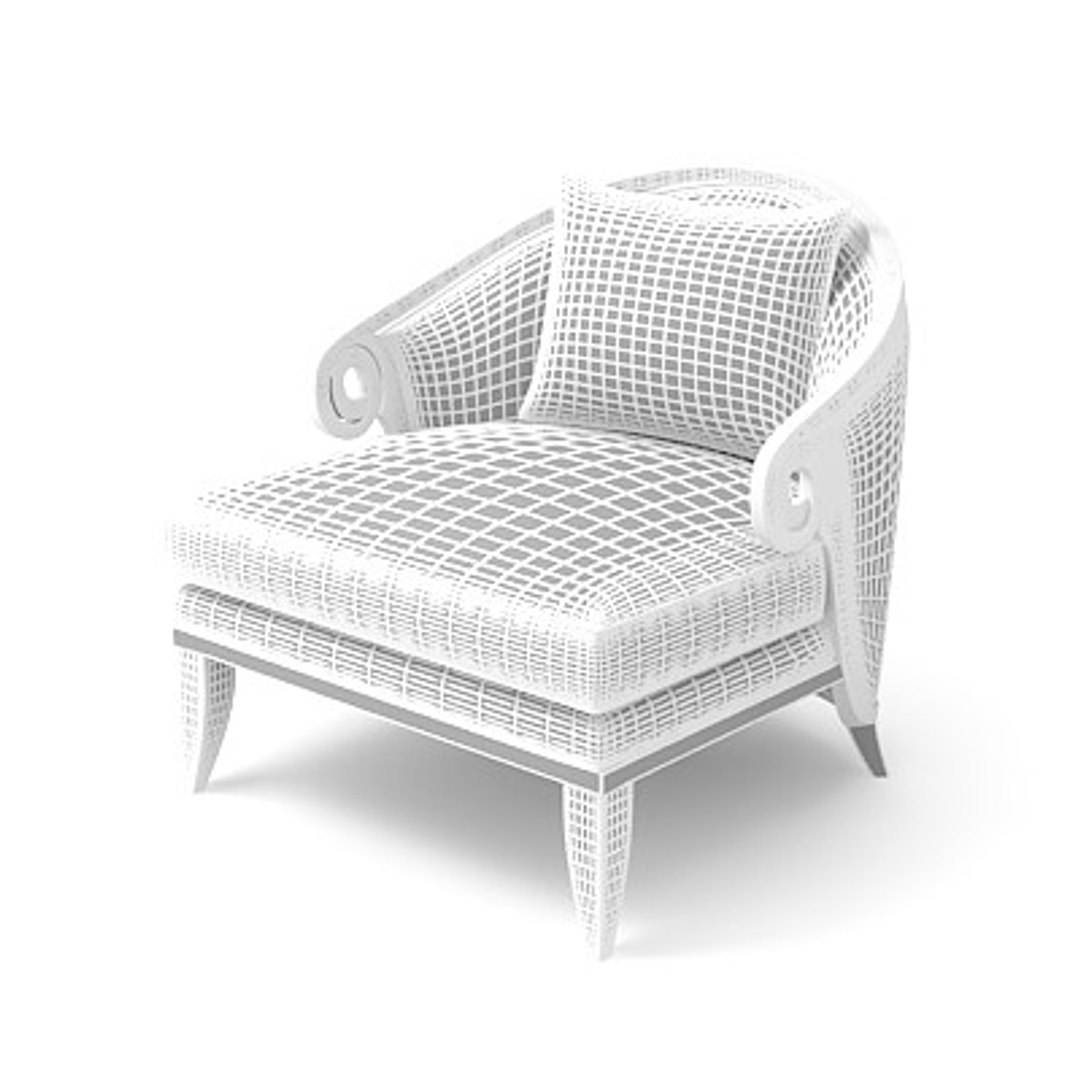 3d Model Christopher Guy Chair