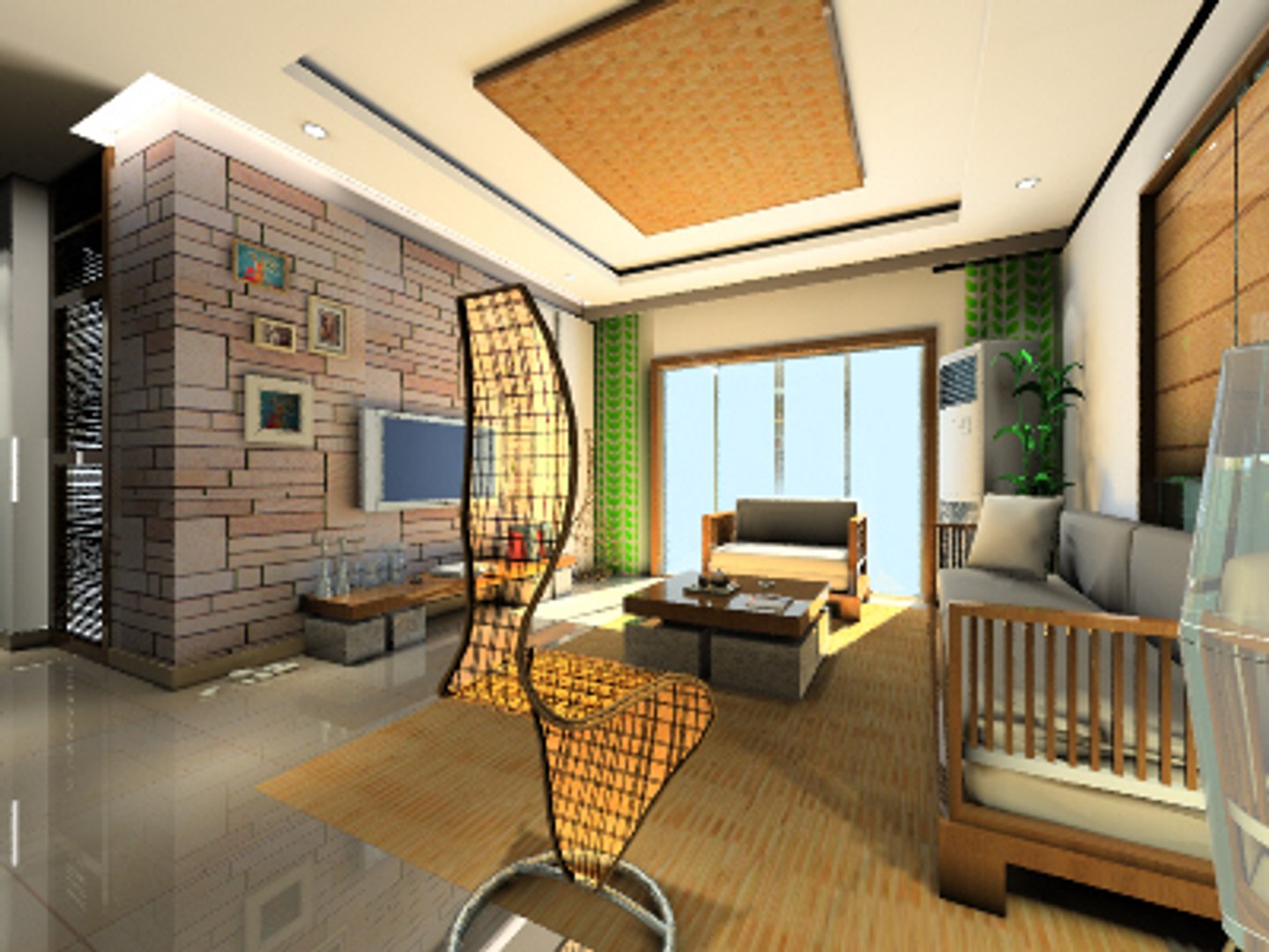 3d model of interior design