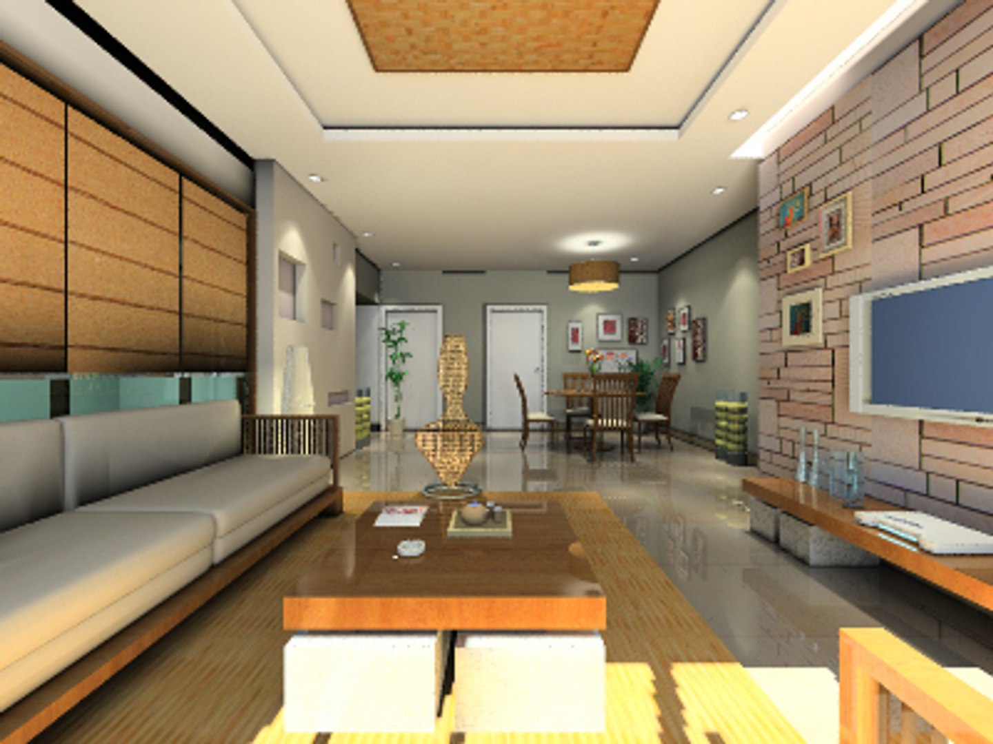 3d model of interior design