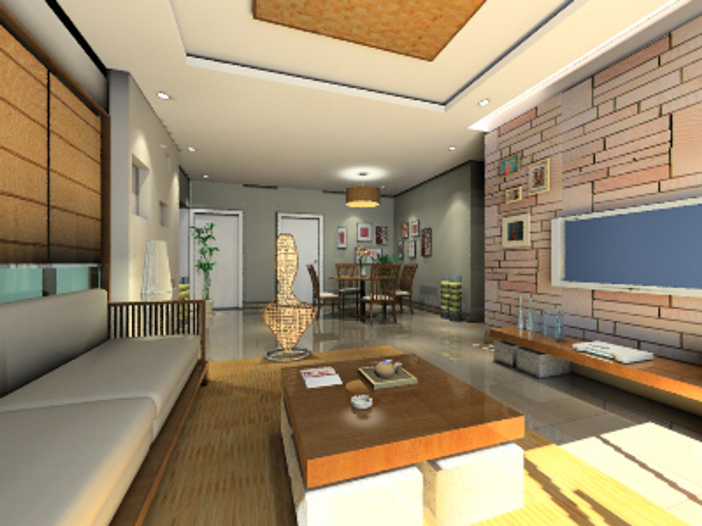 3d model of interior design