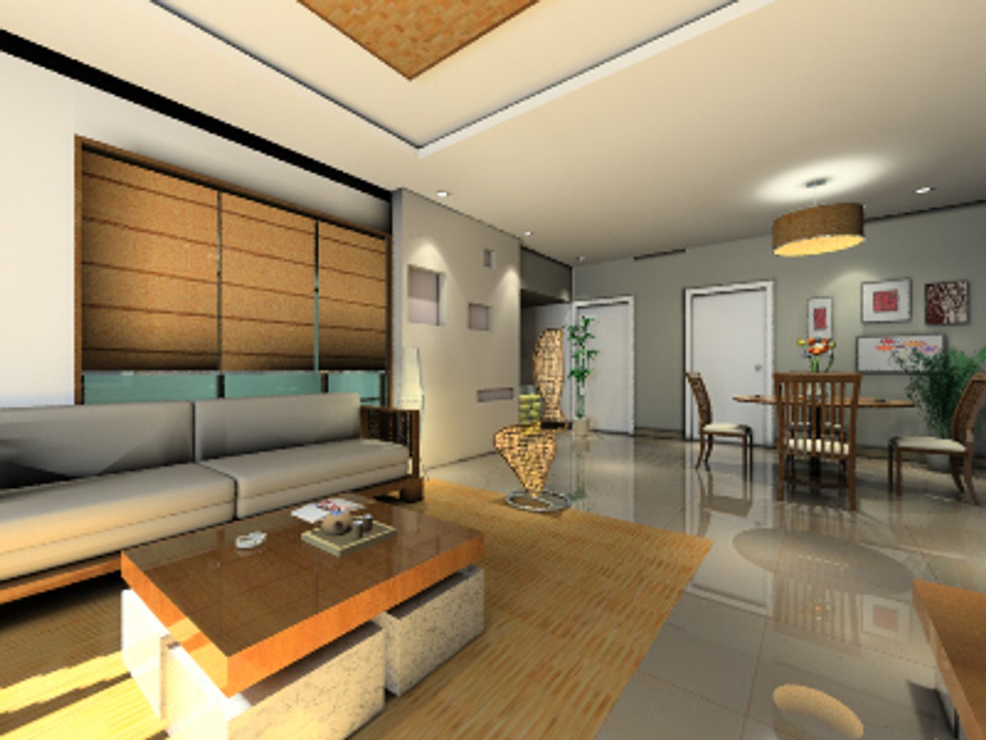 3d model of interior design