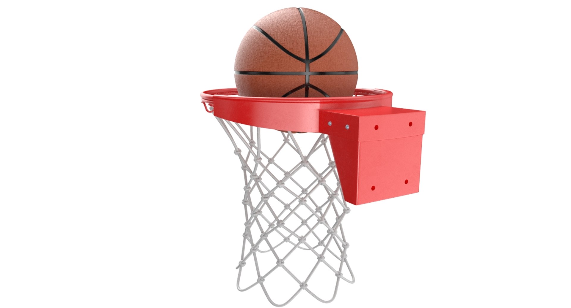 Basketball Rim Ball 3D Model - TurboSquid 1323021
