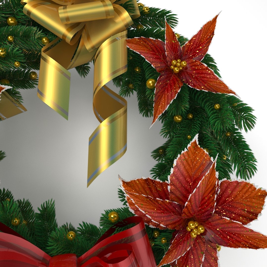 3d Christmas Wreath