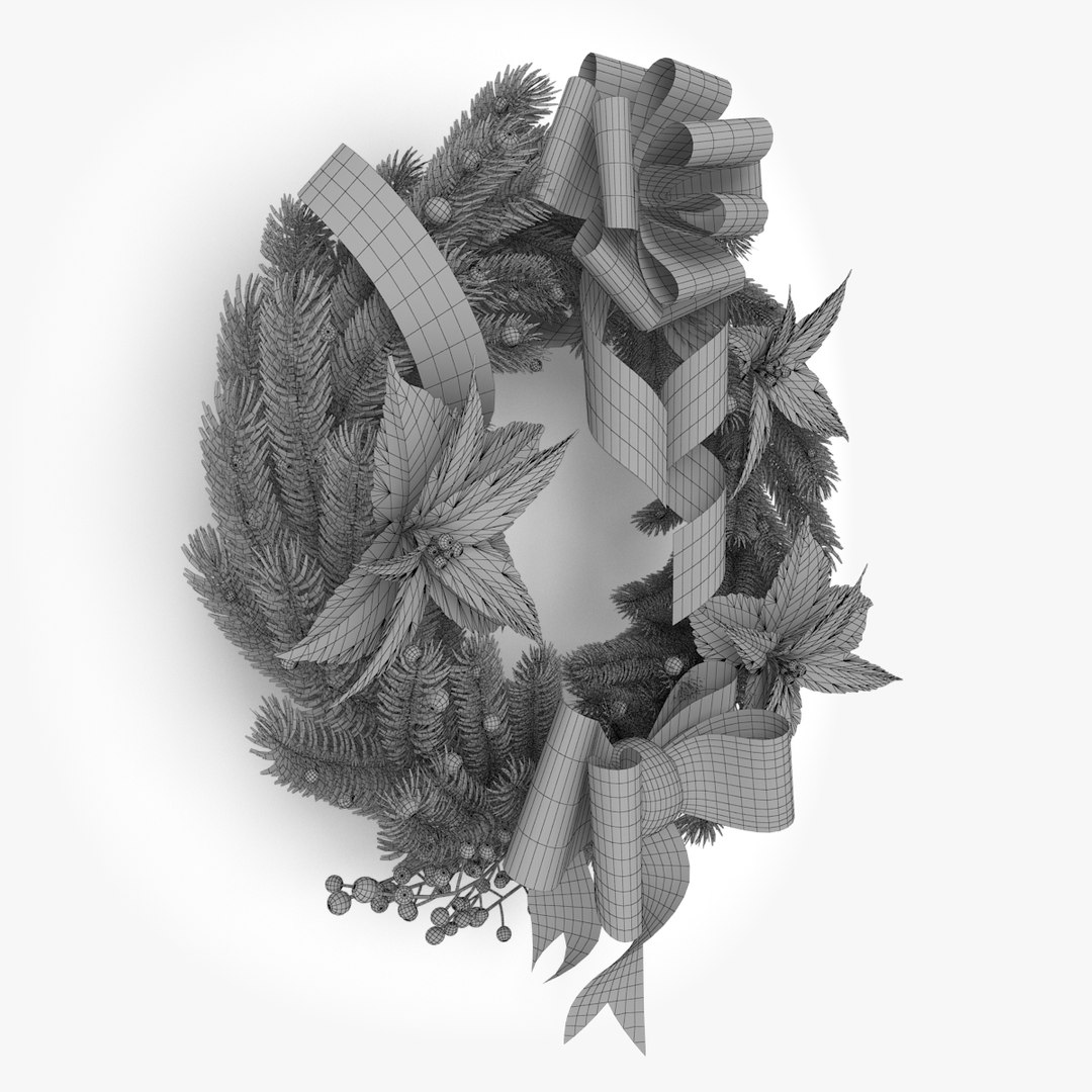 3d Christmas Wreath
