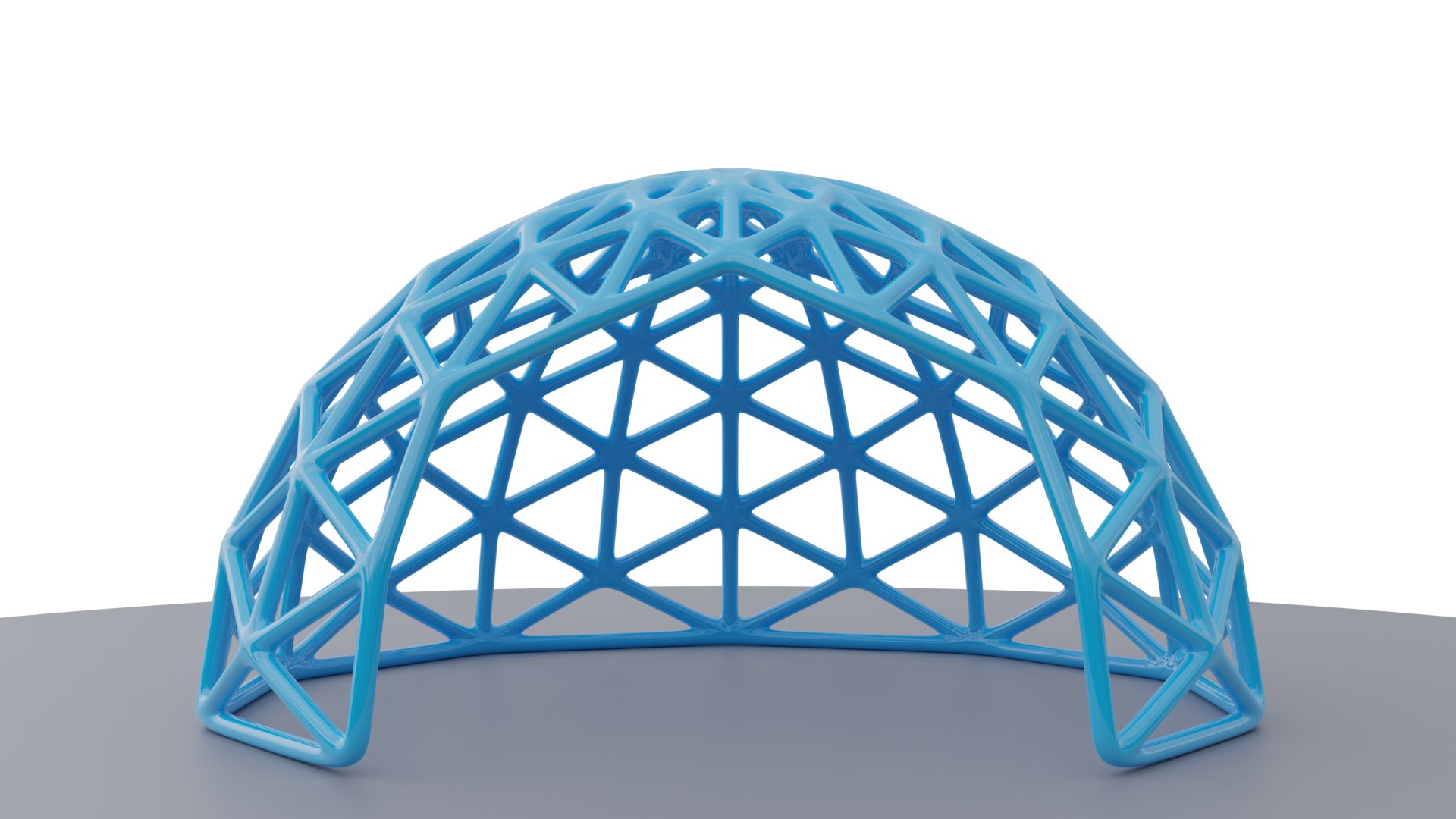 Dome Shell Cage 03 Triangular 3D Model - TurboSquid 2254998