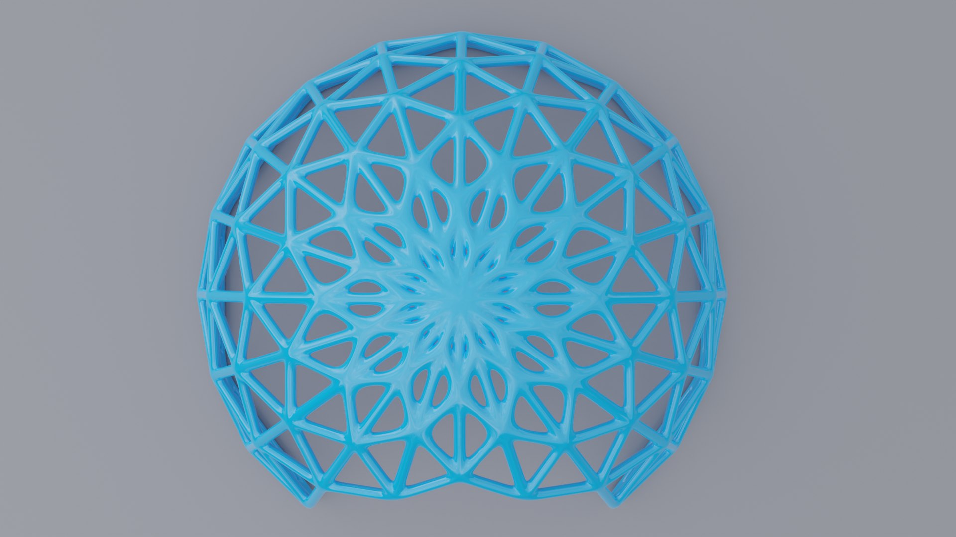 Dome Shell Cage 03 Triangular 3D Model - TurboSquid 2254998