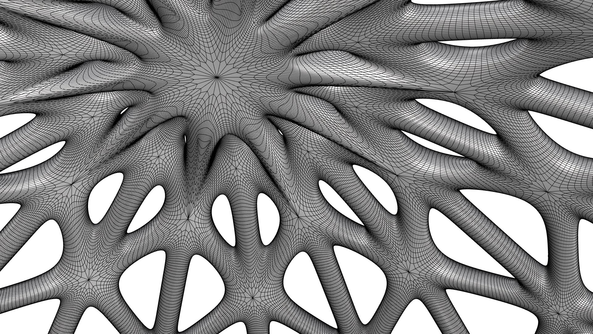 Dome Shell Cage 03 Triangular 3D Model - TurboSquid 2254998