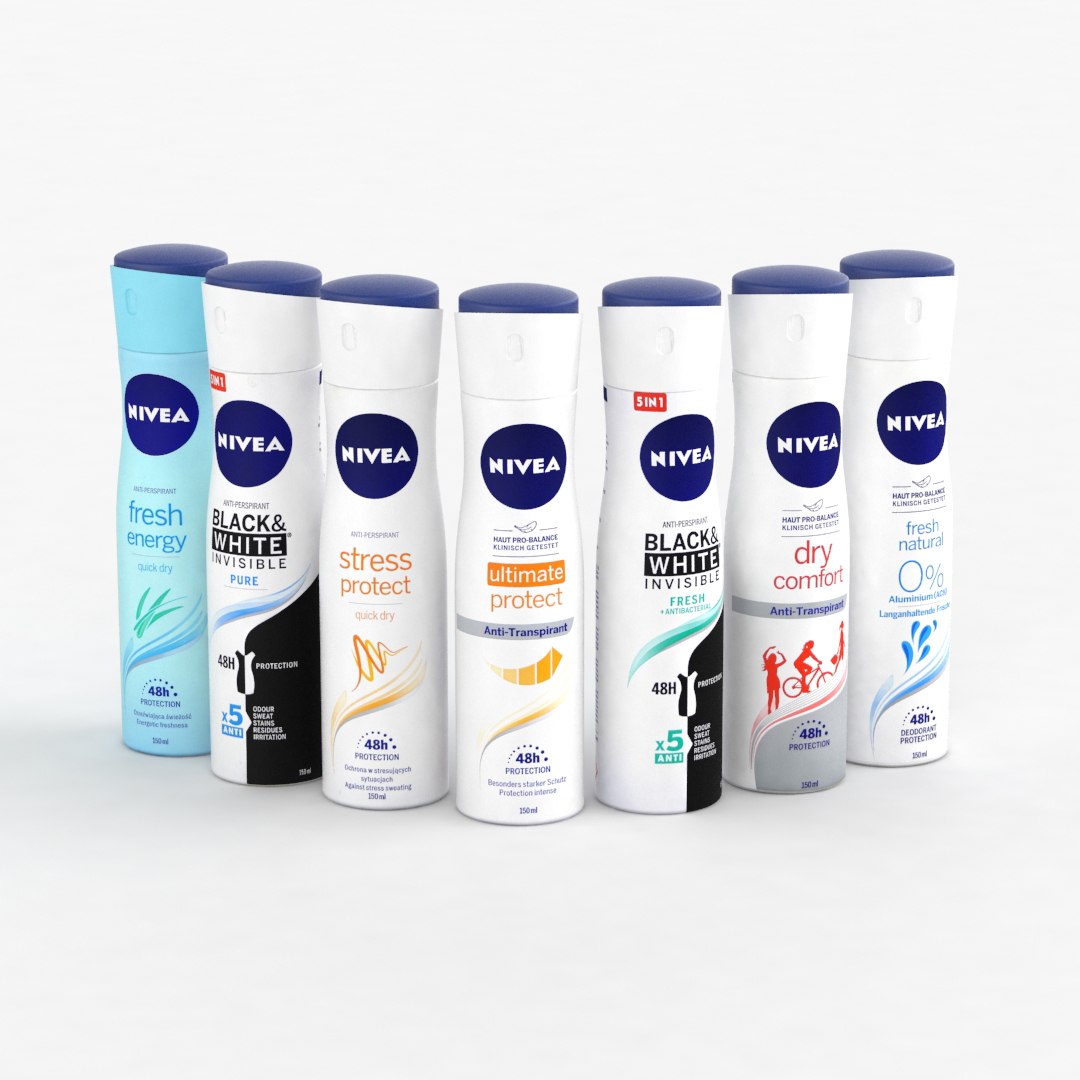 Nivea Anti-Perspirant Women 150ml 2022 Collection 3D Model - TurboSquid ...