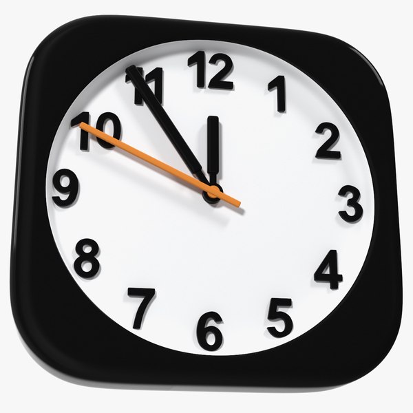 iPhone iOS 時計アイコン3Dモデル - TurboSquid 2218486