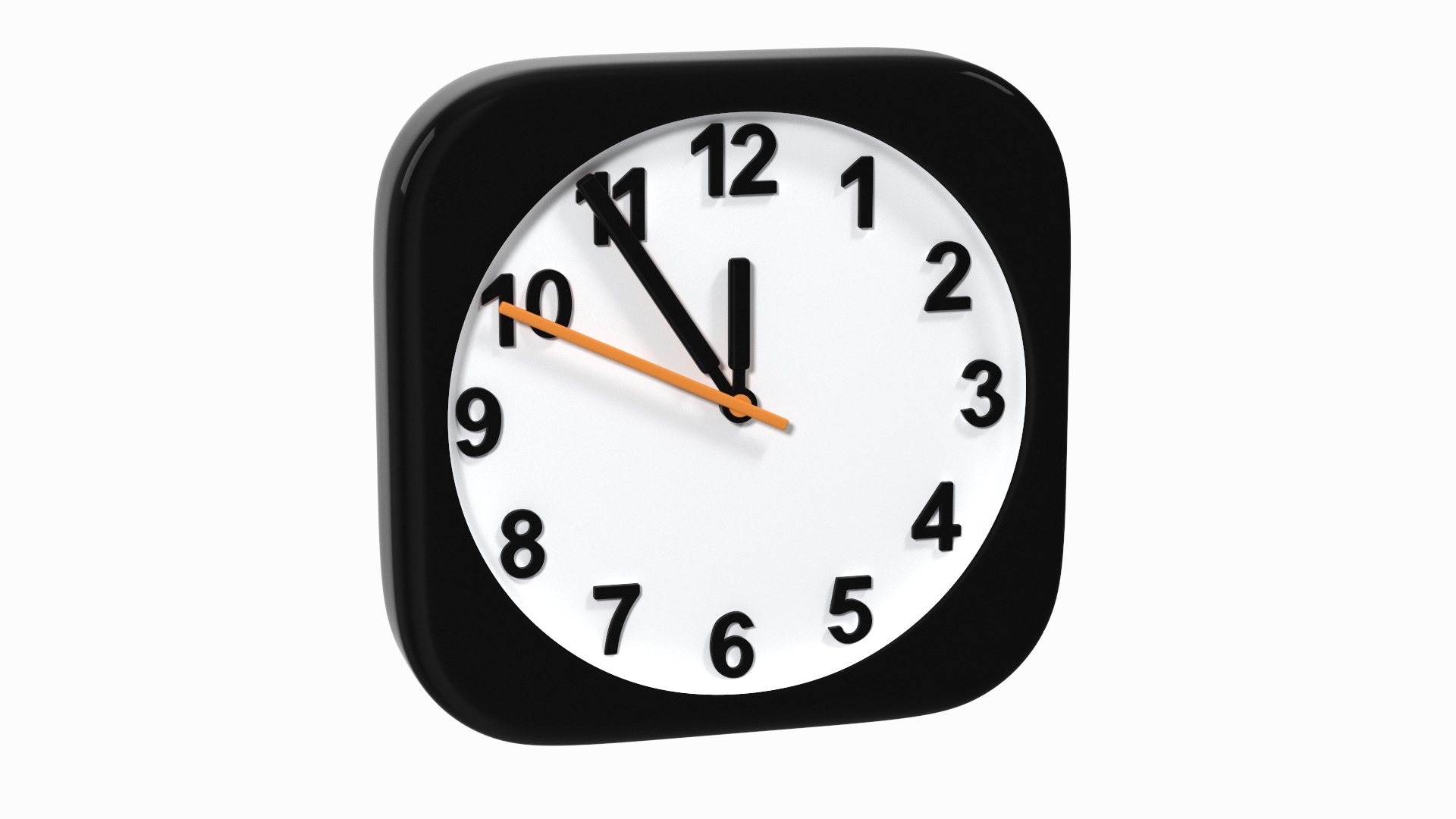 3D IPhone IOS Clock Icon Model - TurboSquid 2218486