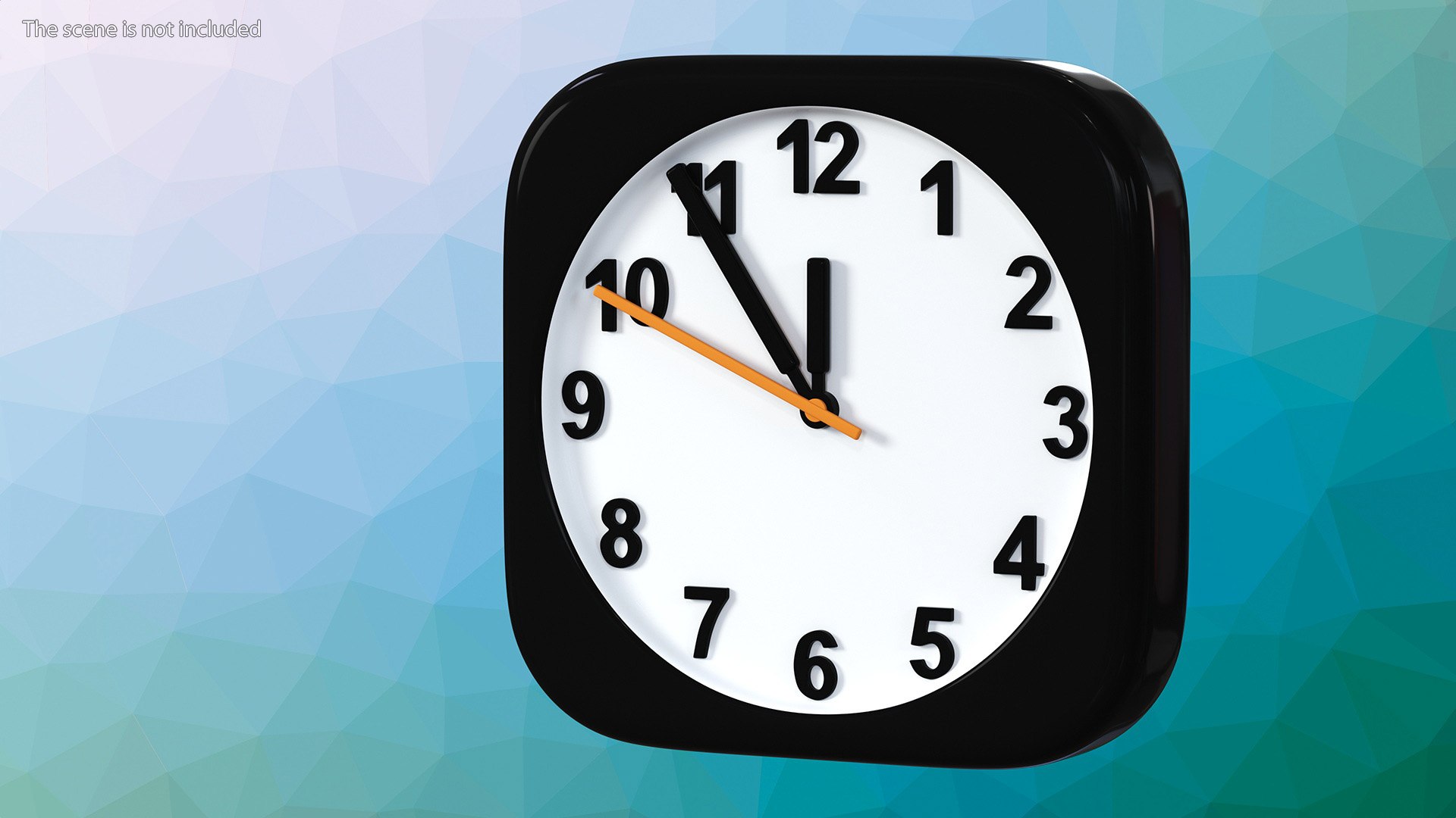 3D IPhone IOS Clock Icon Model - TurboSquid 2218486