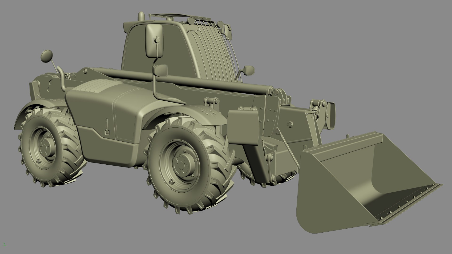 3D Telehandler JCB 535-125 Loader Shovel model - TurboSquid 2039013