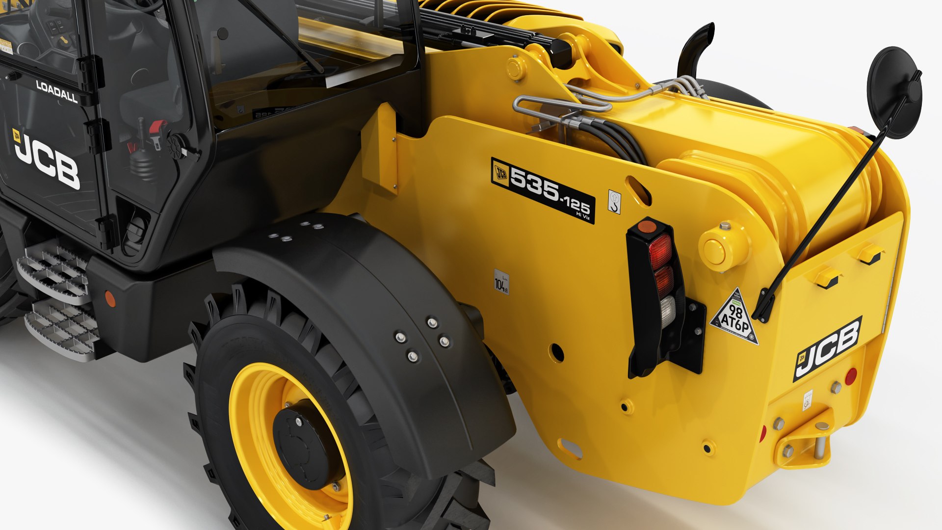 3D Telehandler JCB 535-125 Loader Shovel model - TurboSquid 2039013