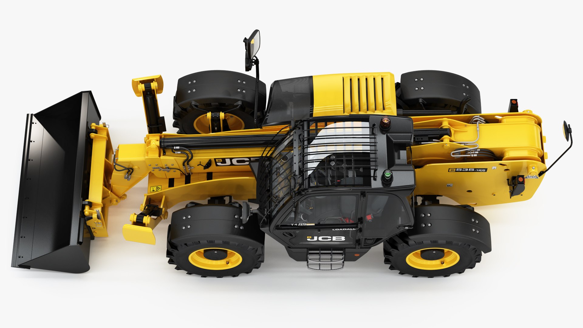 3D Telehandler JCB 535-125 Loader Shovel model - TurboSquid 2039013