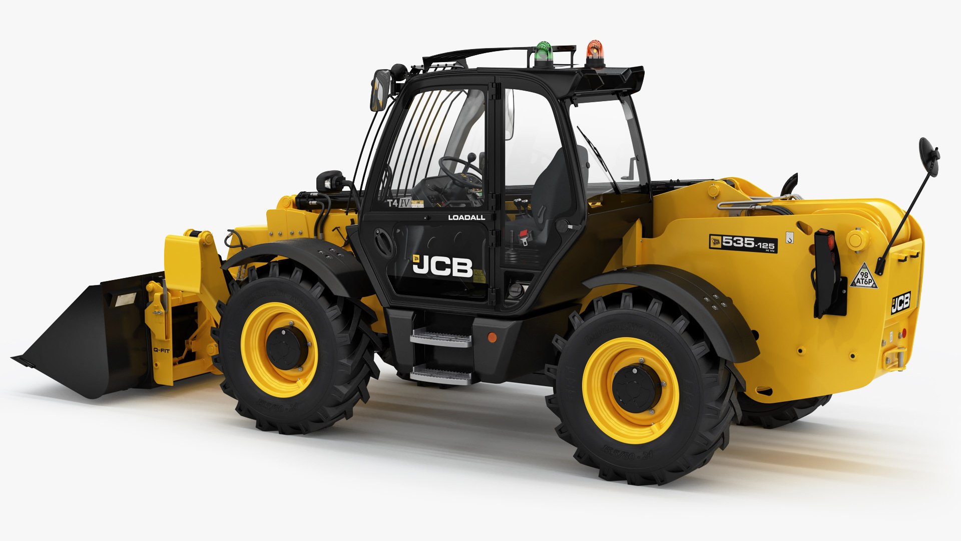 3D Telehandler JCB 535-125 Loader Shovel model - TurboSquid 2039013