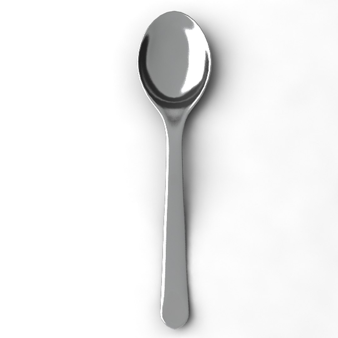 3d Model Teaspoon Spoon Tea