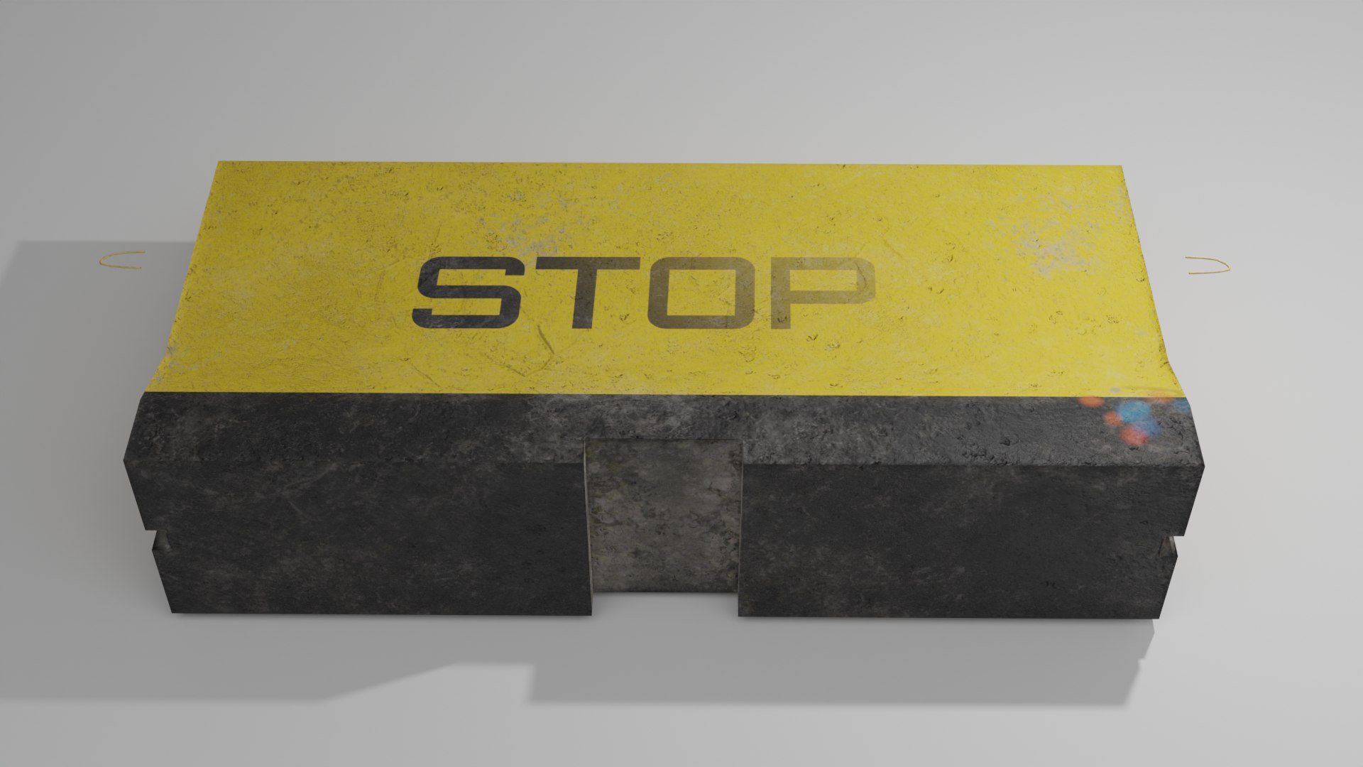 3D Road Block Model - TurboSquid 1955147