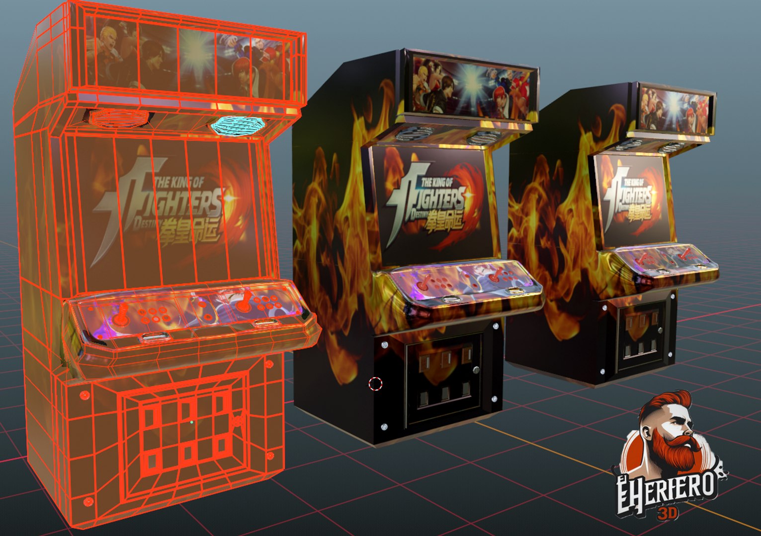 RETRO ARCADE MACHINE 3D Model - TurboSquid 2188361