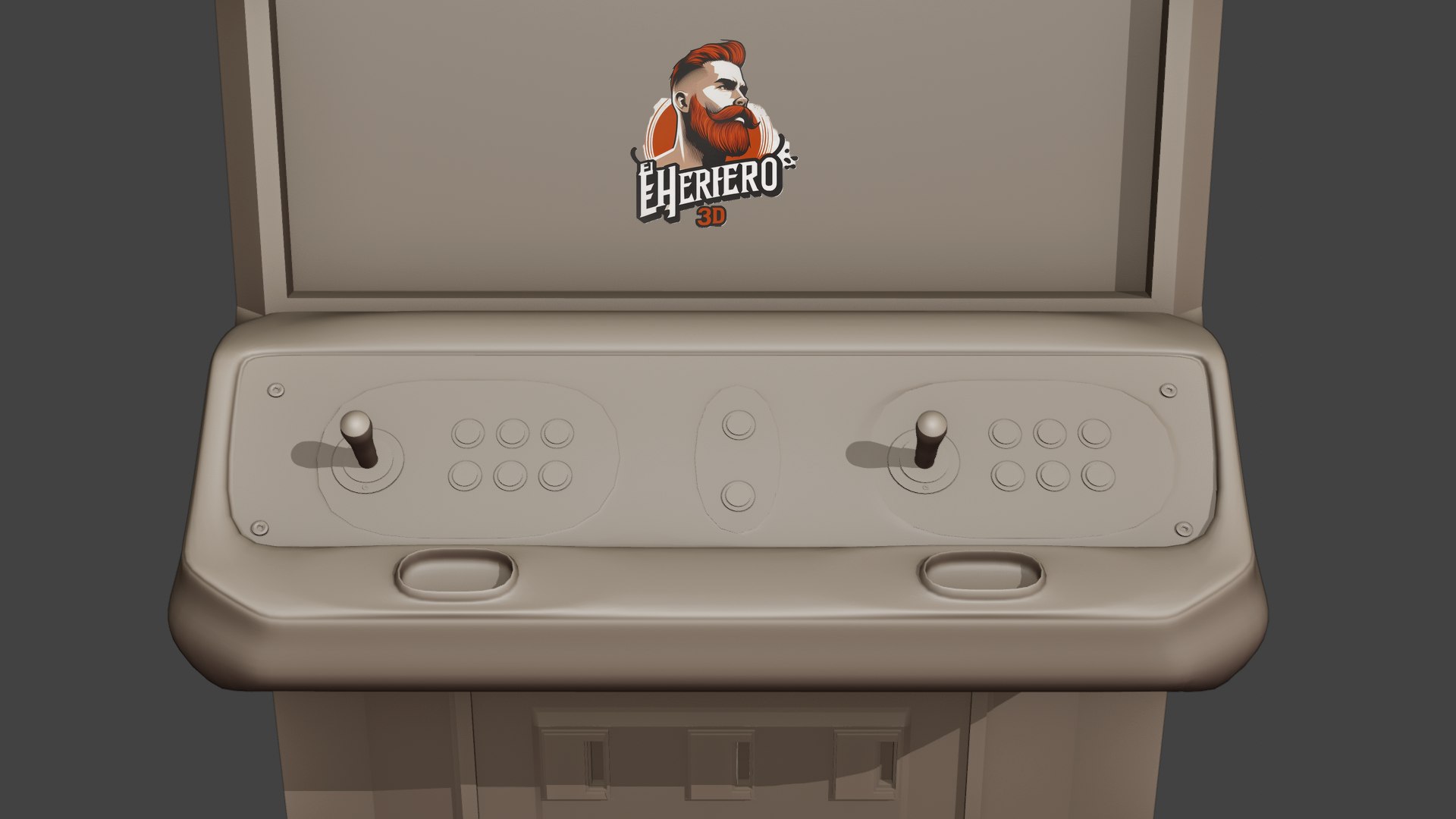 RETRO ARCADE MACHINE 3D Model - TurboSquid 2188361