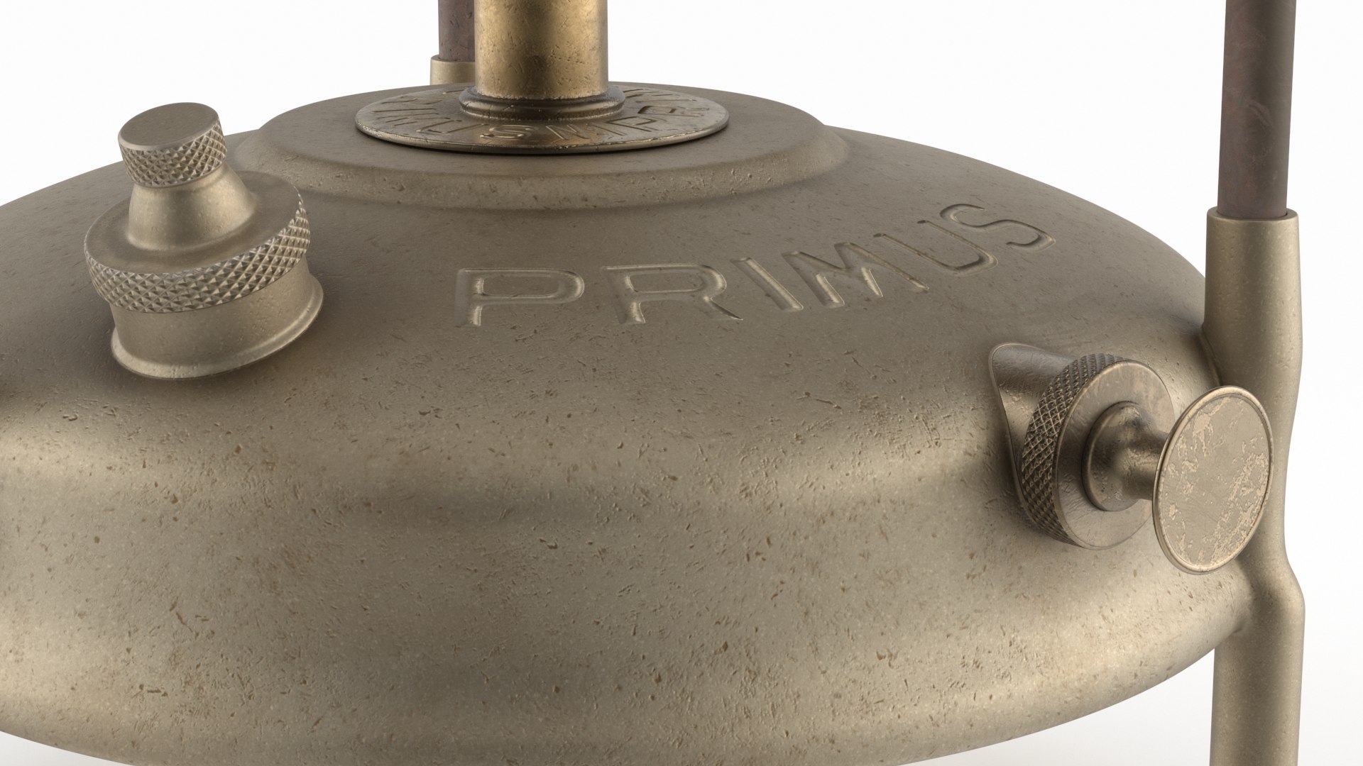 3D Retro Kerosene Stove Primus Brass Used - TurboSquid 2463444