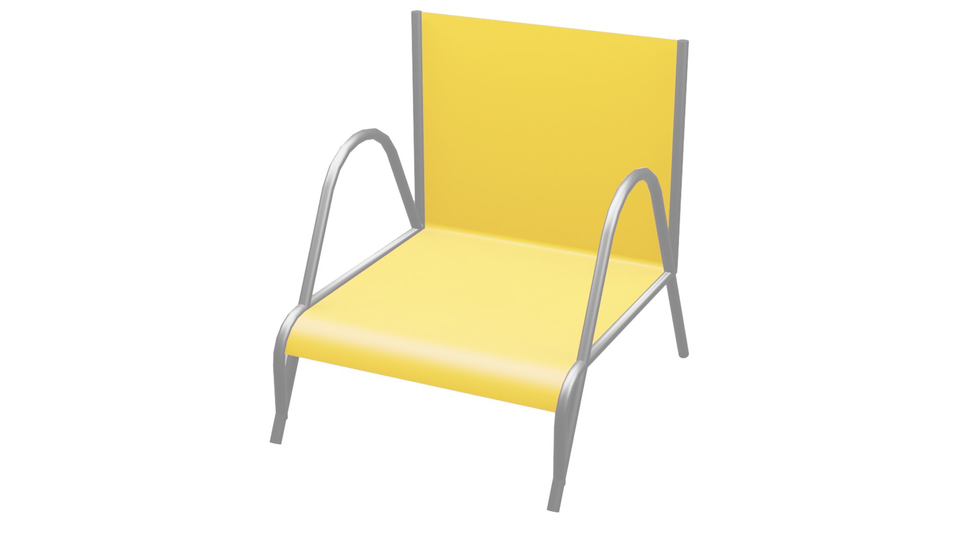 3D Orange Chair - TurboSquid 2327661