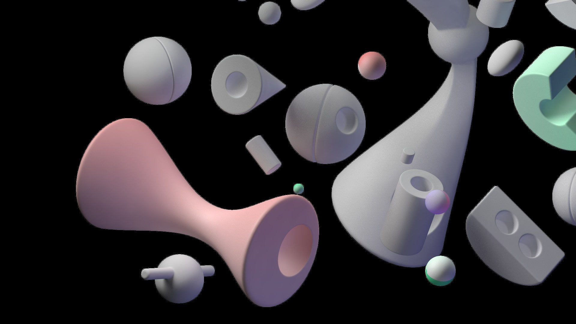 3D Abstract Shapes Collection 1 Model - TurboSquid 2087030