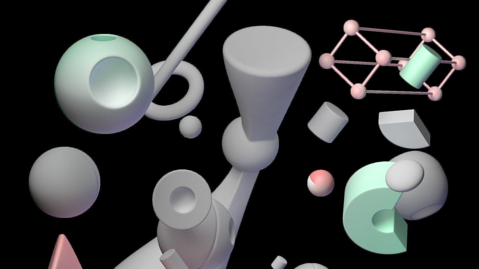 3D Abstract Shapes Collection 1 Model - TurboSquid 2087030