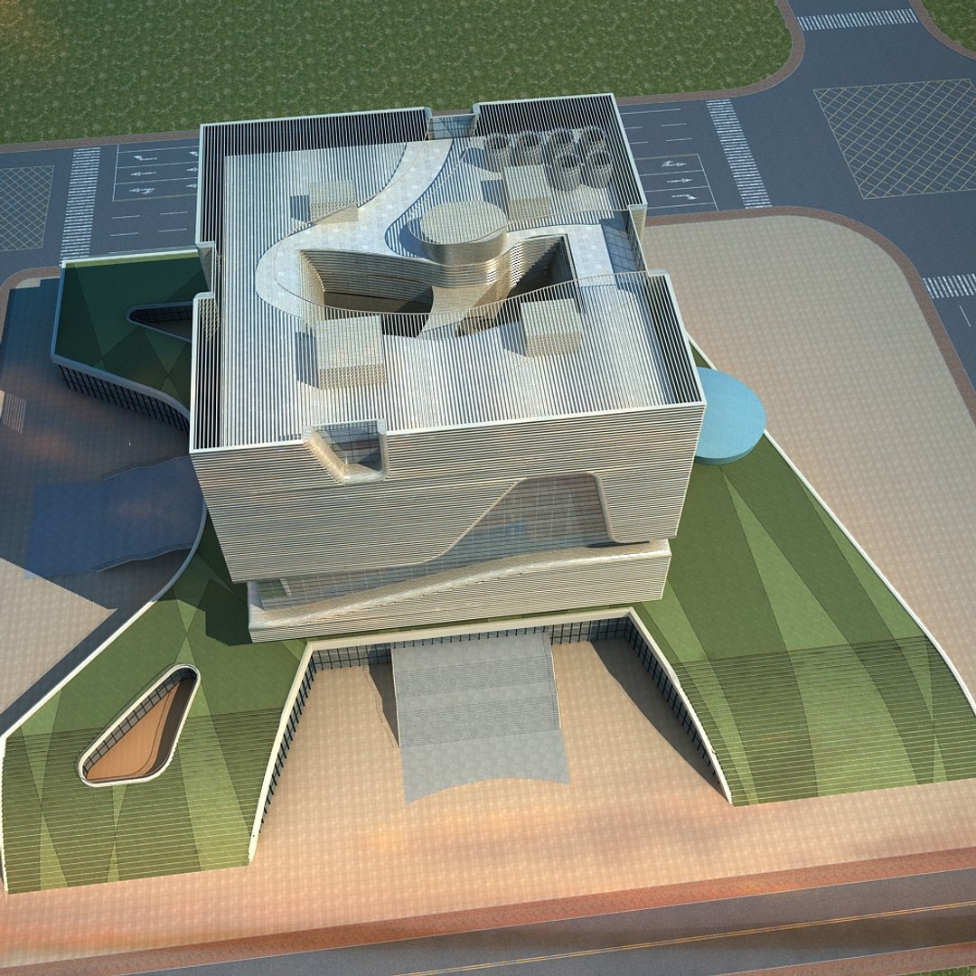 Museum 2 model - TurboSquid 2075060