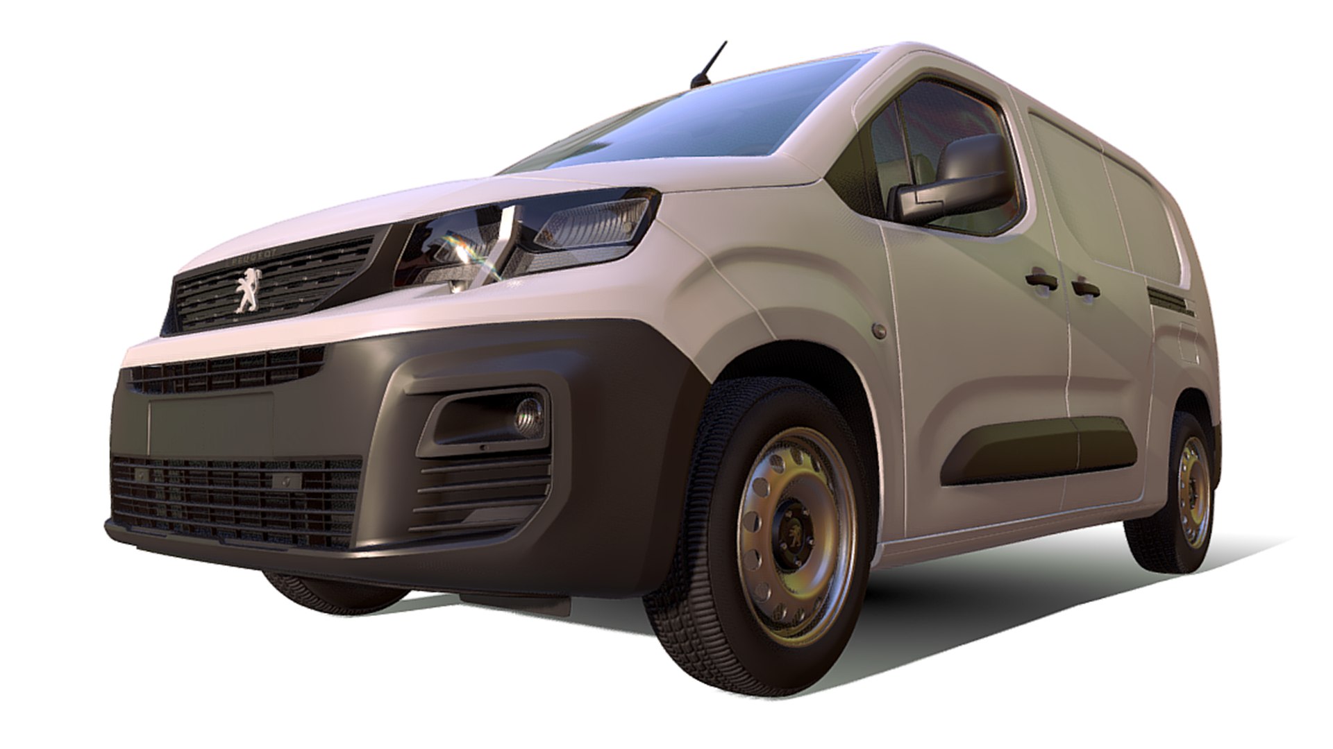 Peugeot-partner Crew Van 2021 3D Model - TurboSquid 2161748