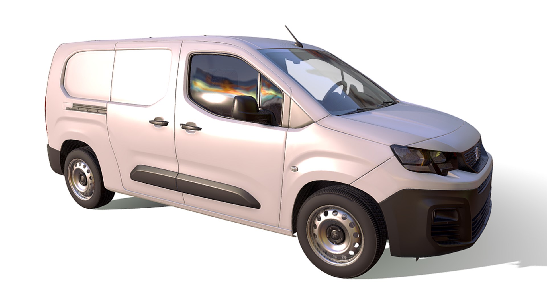 Peugeot-partner Crew Van 2021 3D Model - TurboSquid 2161748