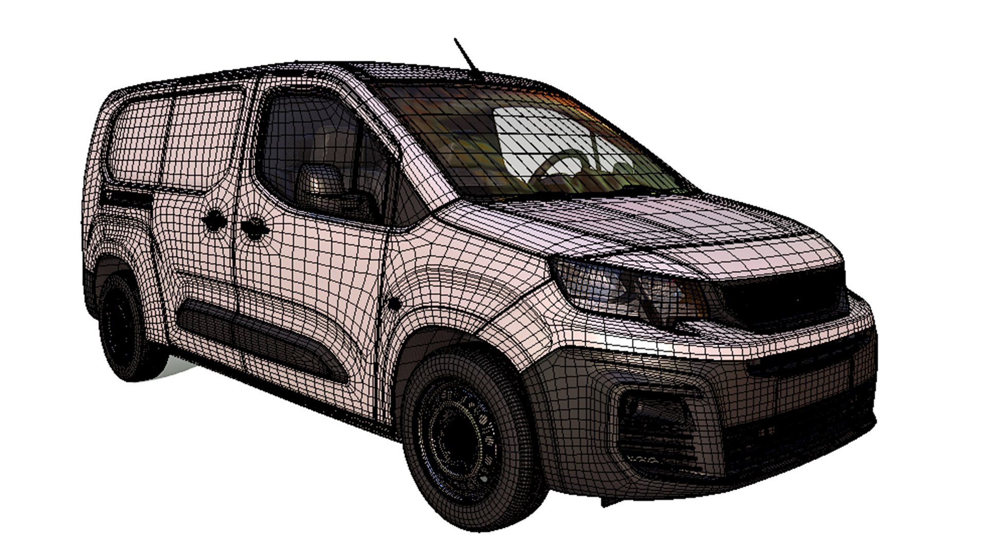 Peugeot-partner Crew Van 2021 3D Model - TurboSquid 2161748