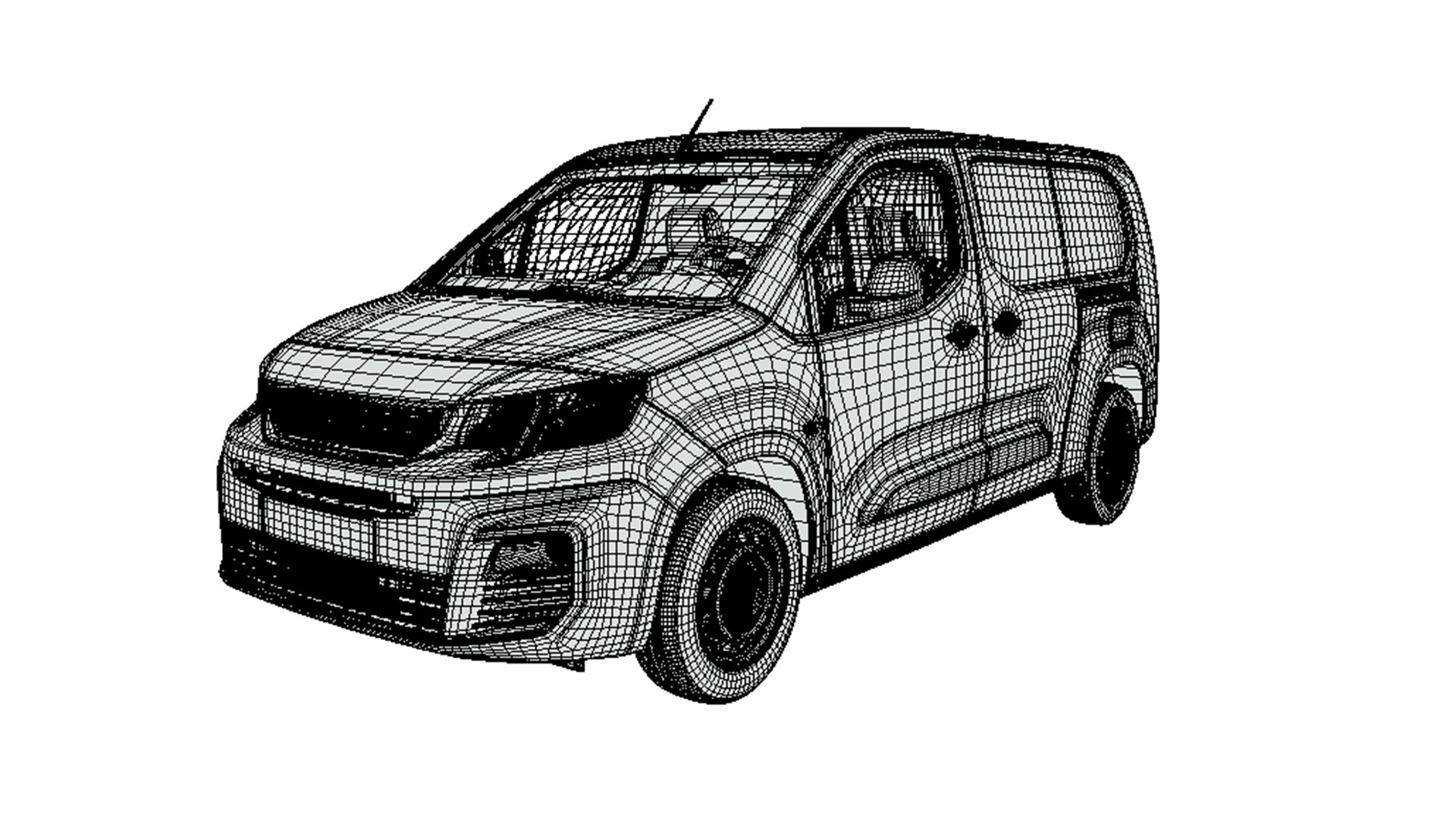 Peugeot-partner Crew Van 2021 3D Model - TurboSquid 2161748