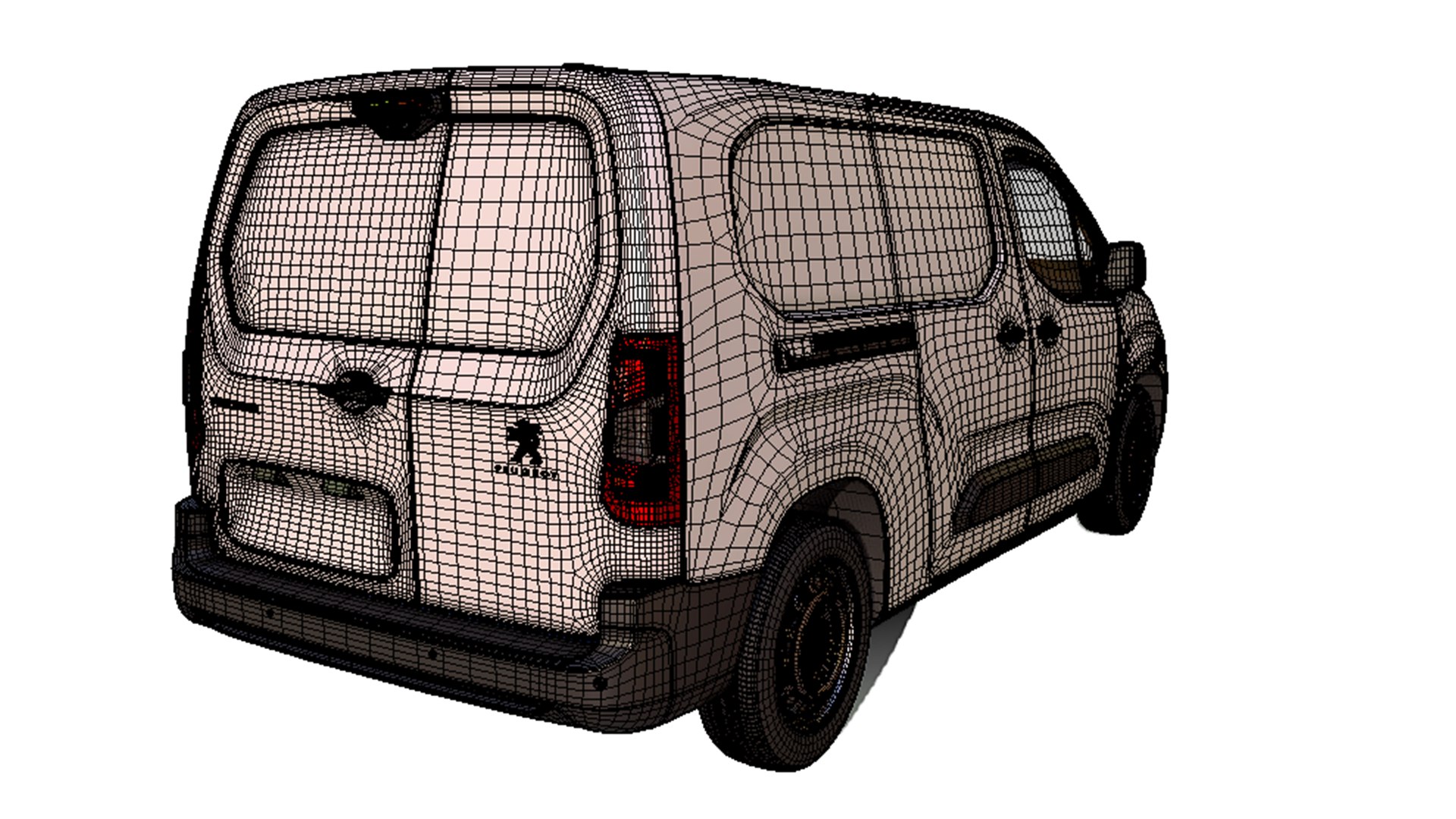Peugeot-partner Crew Van 2021 3D Model - TurboSquid 2161748