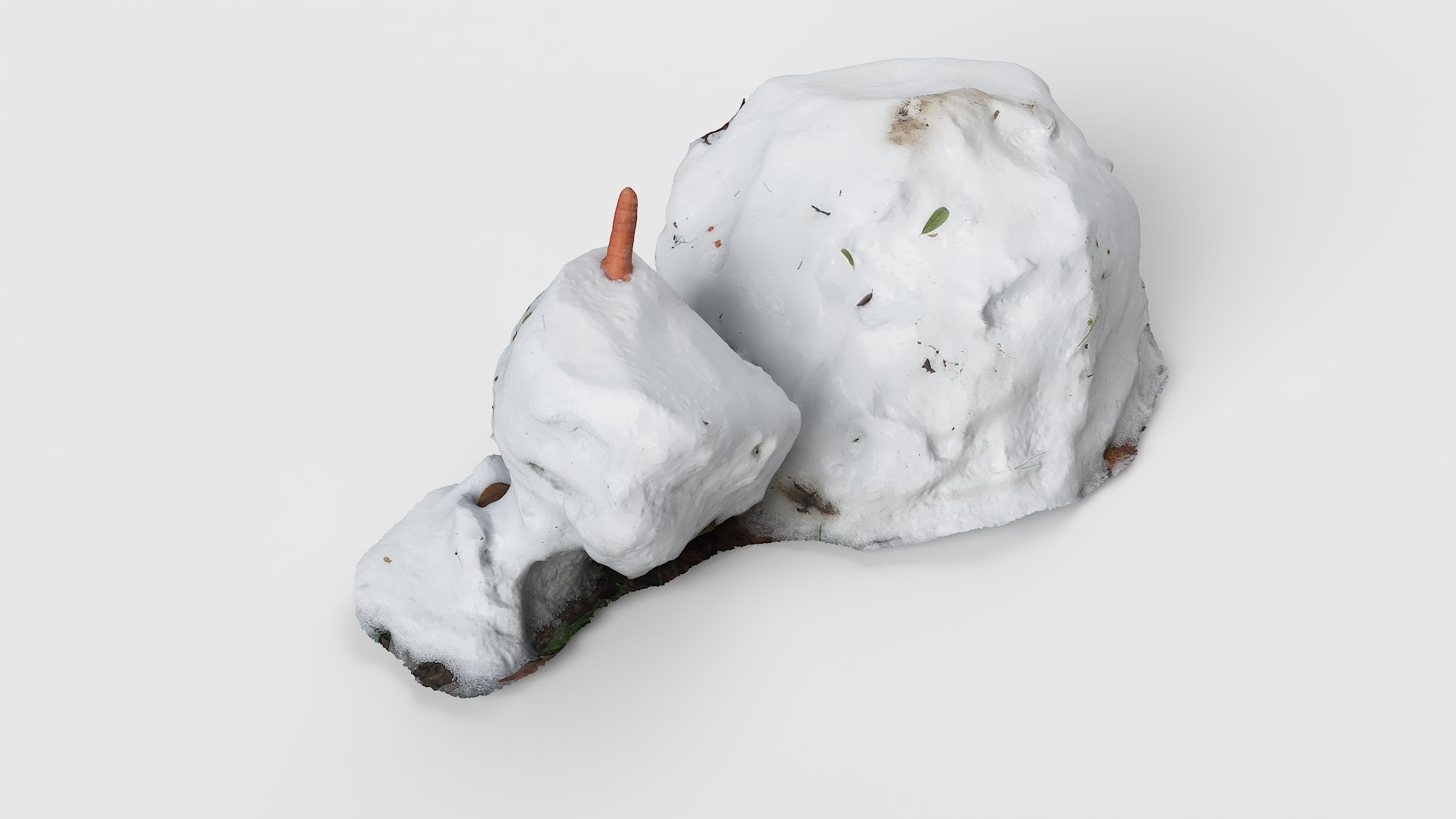 Snowman 05 Melting 3D Model - TurboSquid 2164087
