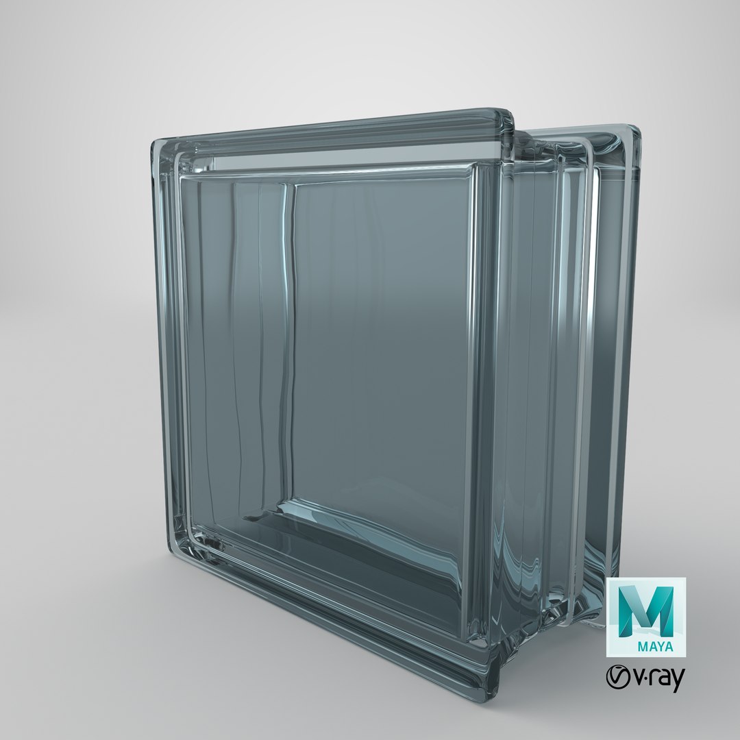 Glass Block Model - TurboSquid 1514525