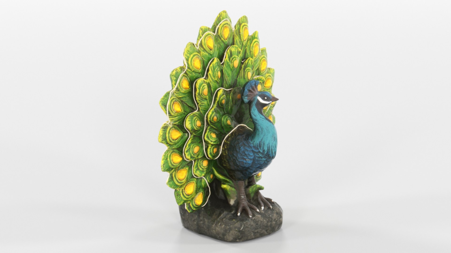 3D Model Peacock Outdoor Statues For Garden - TurboSquid 2229358