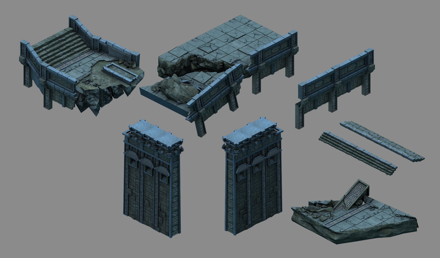 3D Model Underground - Palace Cliffs - TurboSquid 1452483