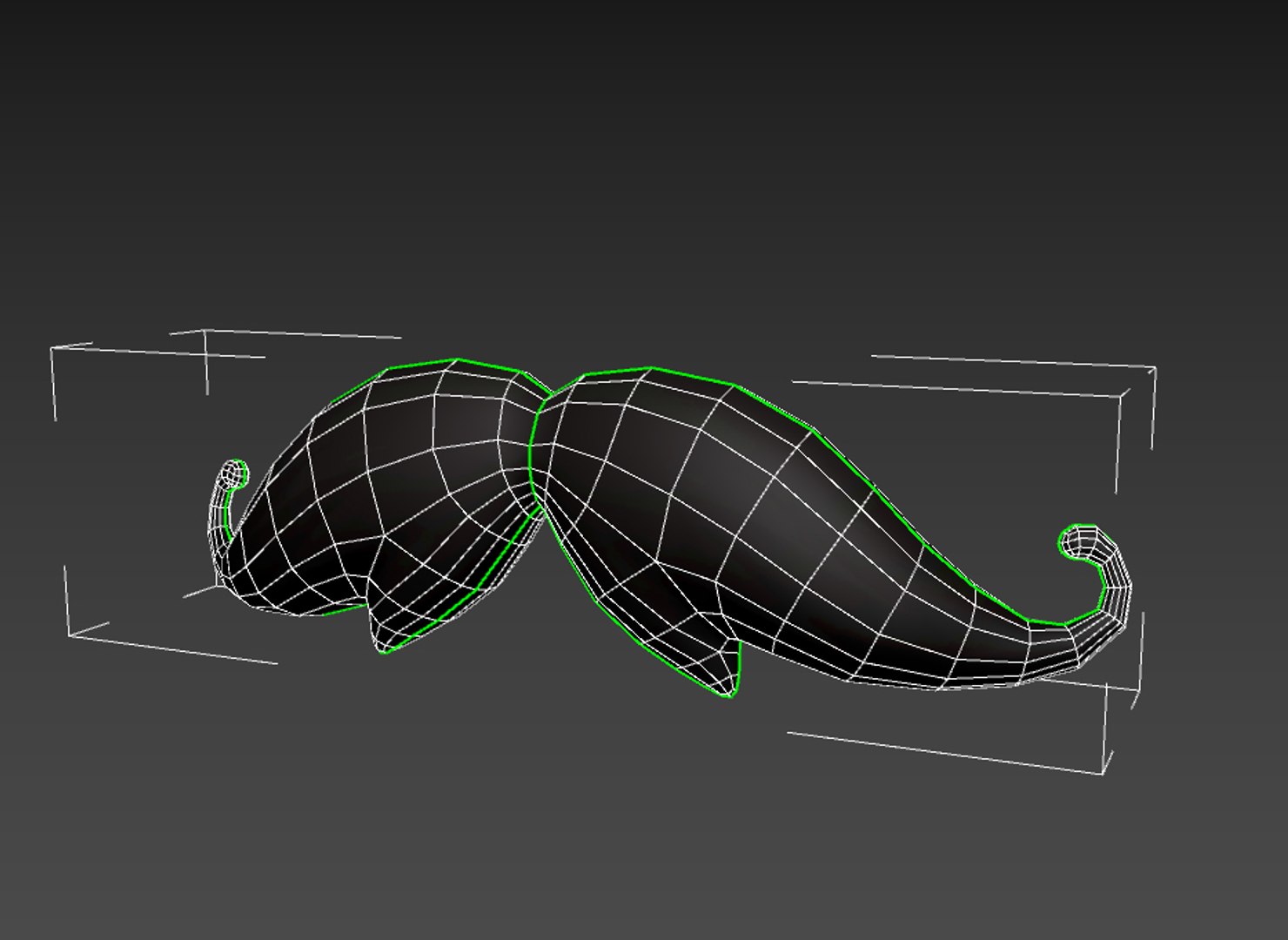 Mustache Hair 3D Model - TurboSquid 1536980