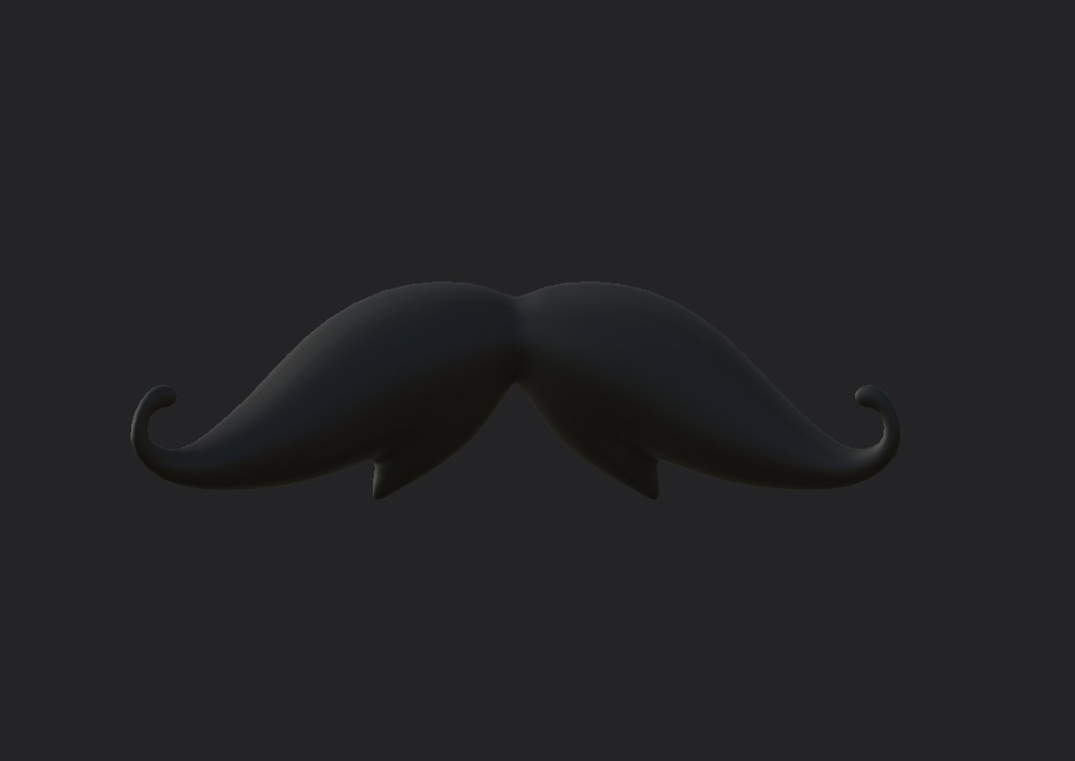 Mustache Hair 3D Model - TurboSquid 1536980