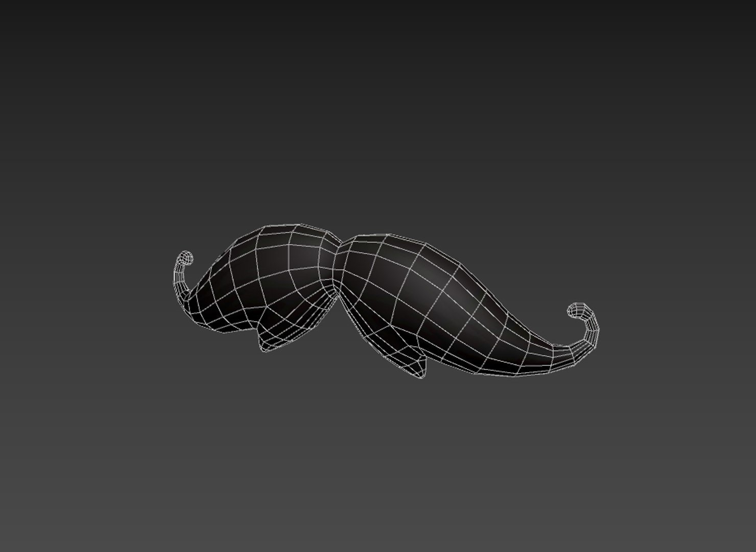 Mustache Hair 3D Model - TurboSquid 1536980
