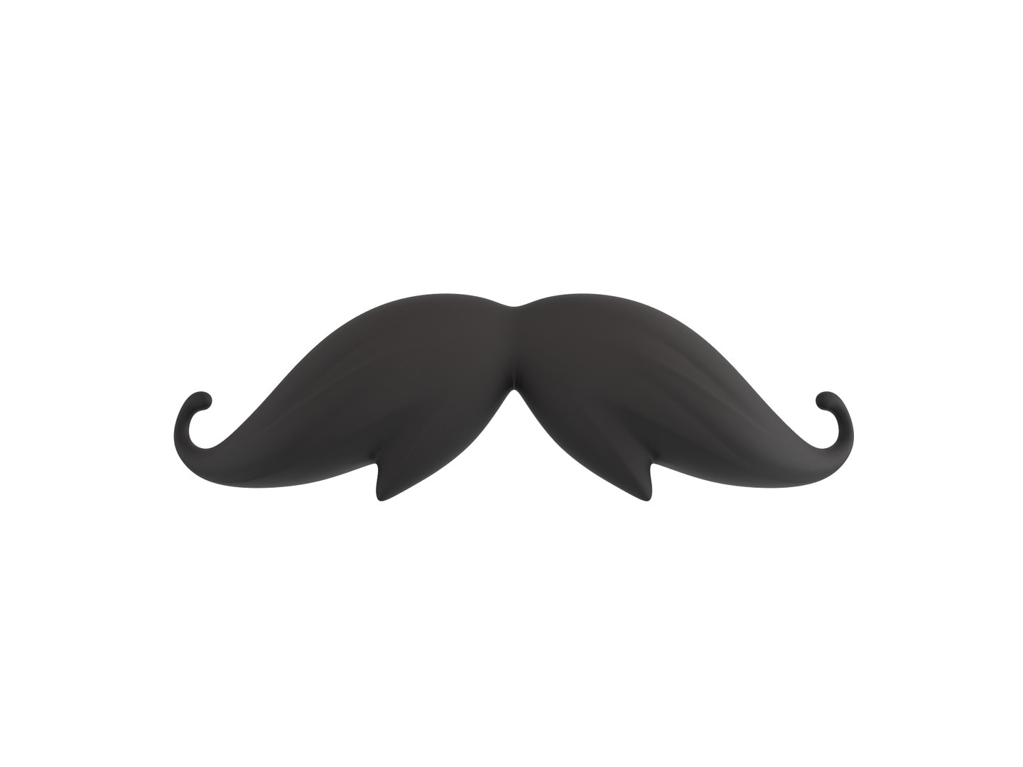 Mustache Hair 3D Model - TurboSquid 1536980