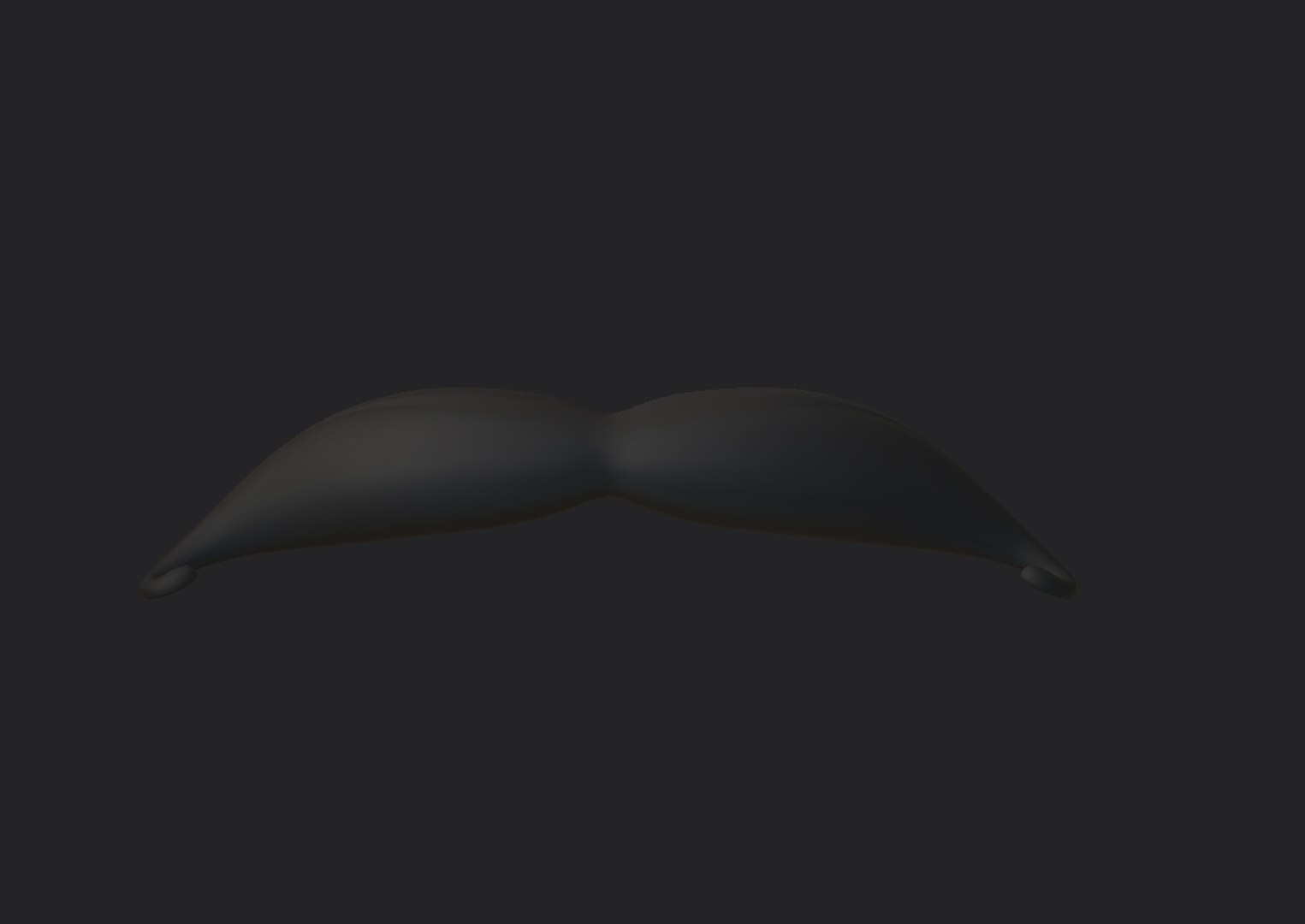 Mustache Hair 3D Model - TurboSquid 1536980