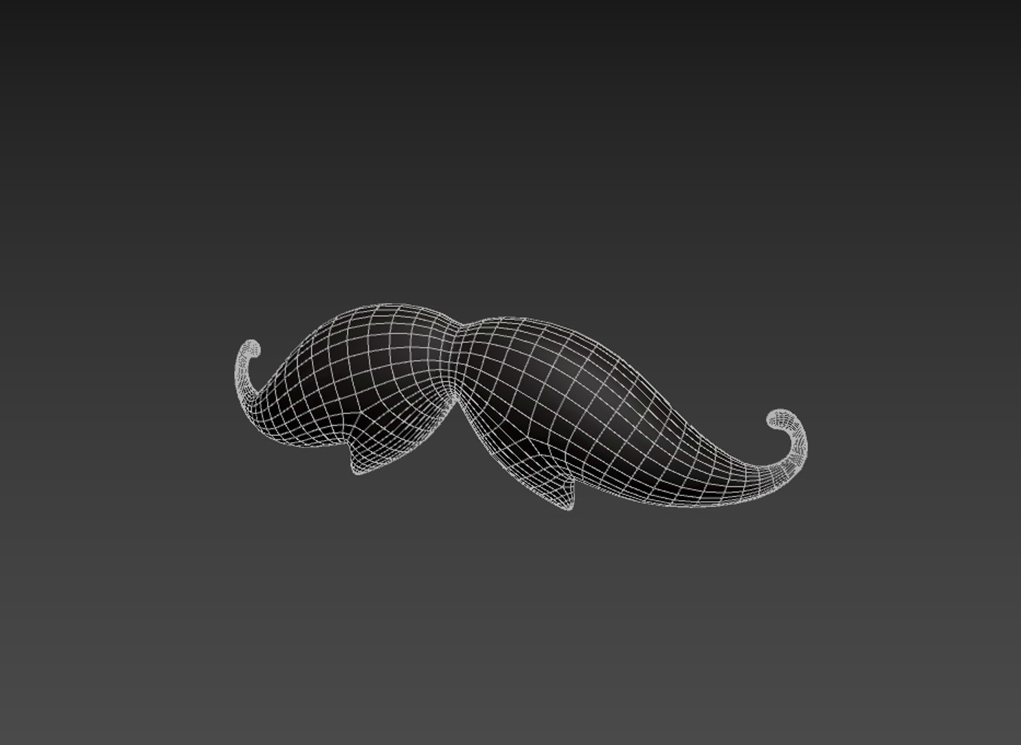 Mustache Hair 3D Model - TurboSquid 1536980
