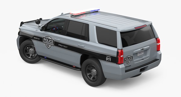 modelo 3d Chevrolet Tahoe Police - TurboSquid 1944526