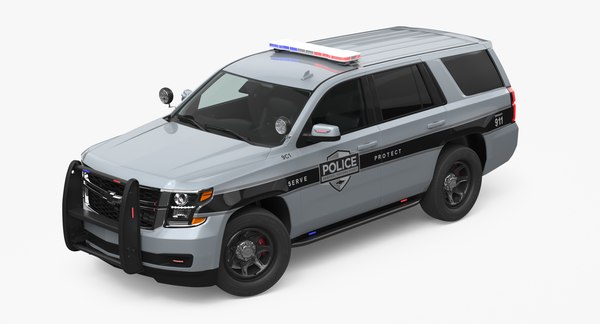 modelo 3d Chevrolet Tahoe Police - TurboSquid 1944526