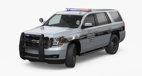 modelo 3d Chevrolet Tahoe Police - TurboSquid 1944526