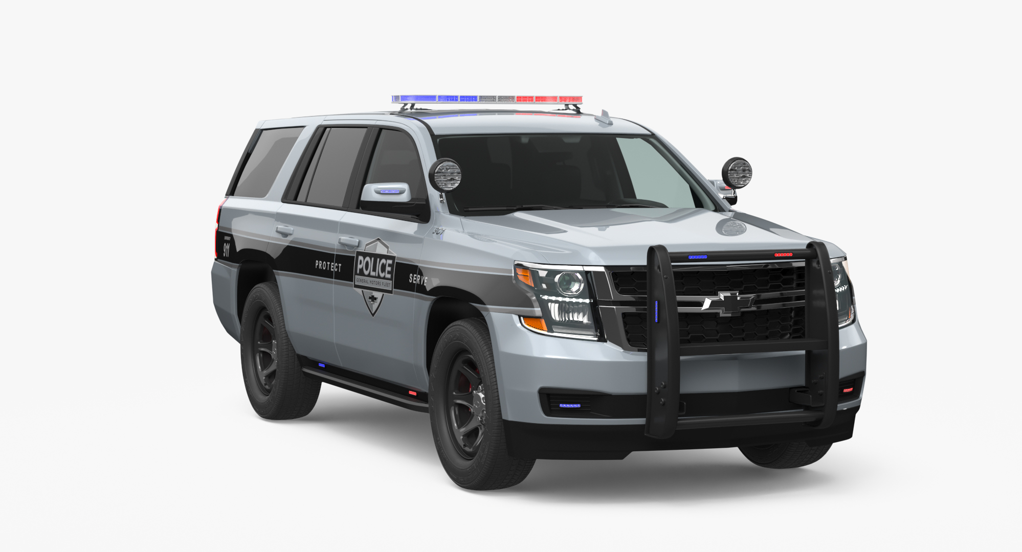 Chevrolet Tahoe Police 3D 모델 - TurboSquid 1944526
