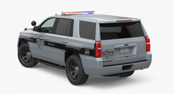 modelo 3d Chevrolet Tahoe Police - TurboSquid 1944526