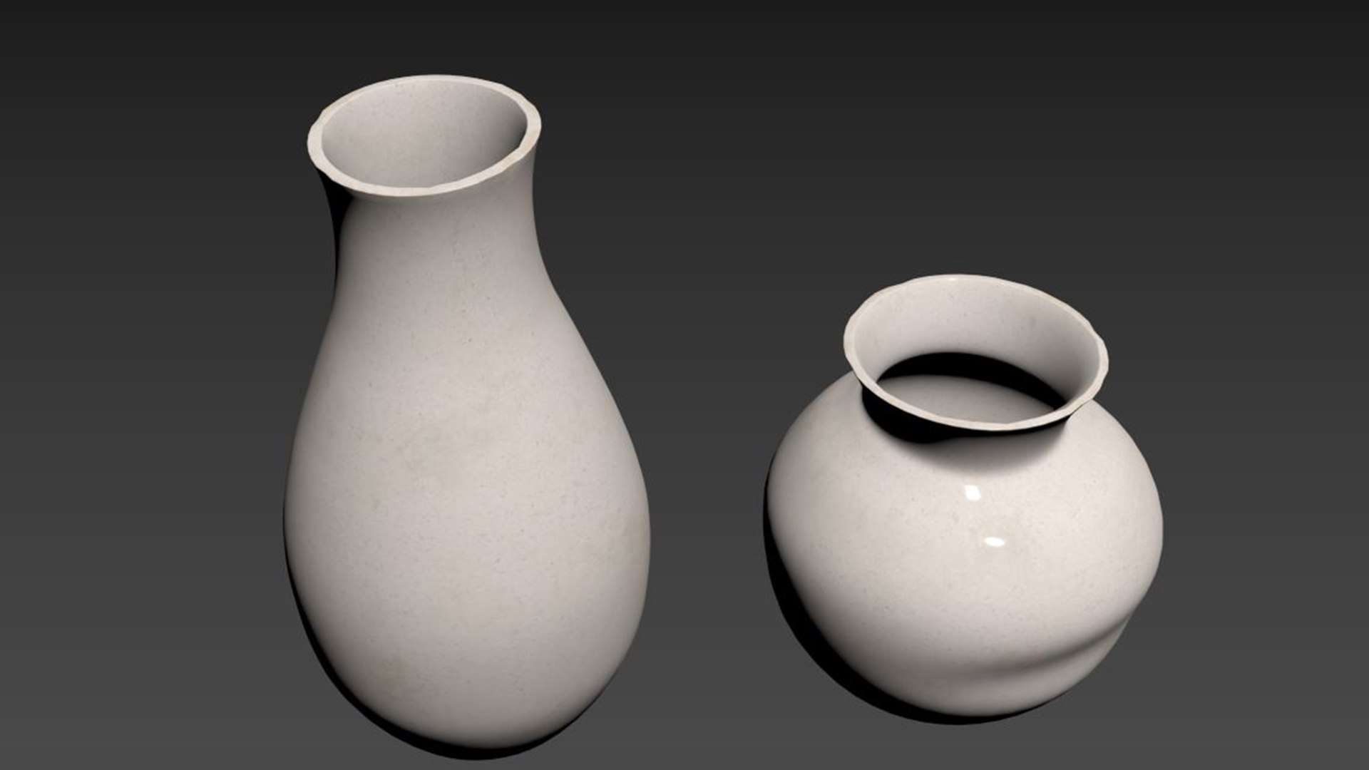 3D Set 2 Decorative Vase Model - TurboSquid 2271695