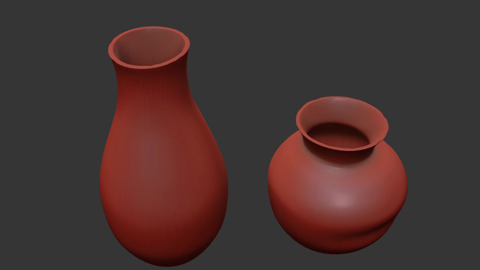 3D Set 2 Decorative Vase Model - TurboSquid 2271695